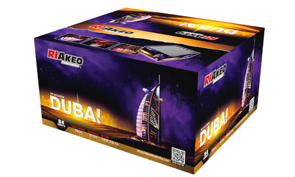 Dubai fra Riakeo - 84 skud / 30 MM compound - Fyrværkeributikken.dk